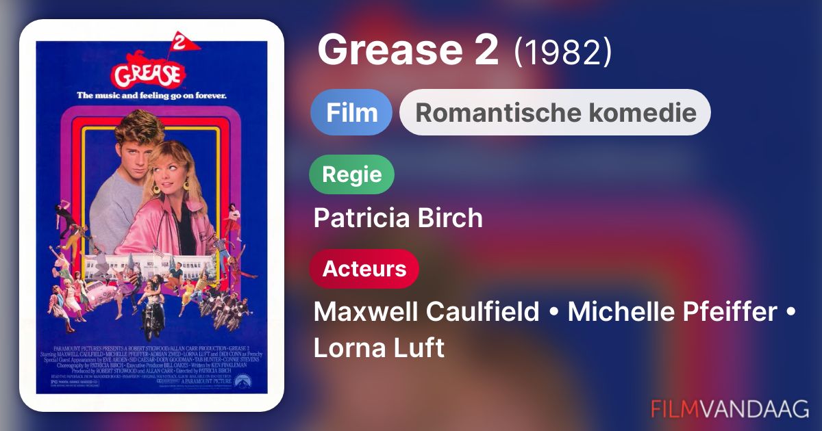 Grease 2 (film, 1982) - FilmVandaag.nl