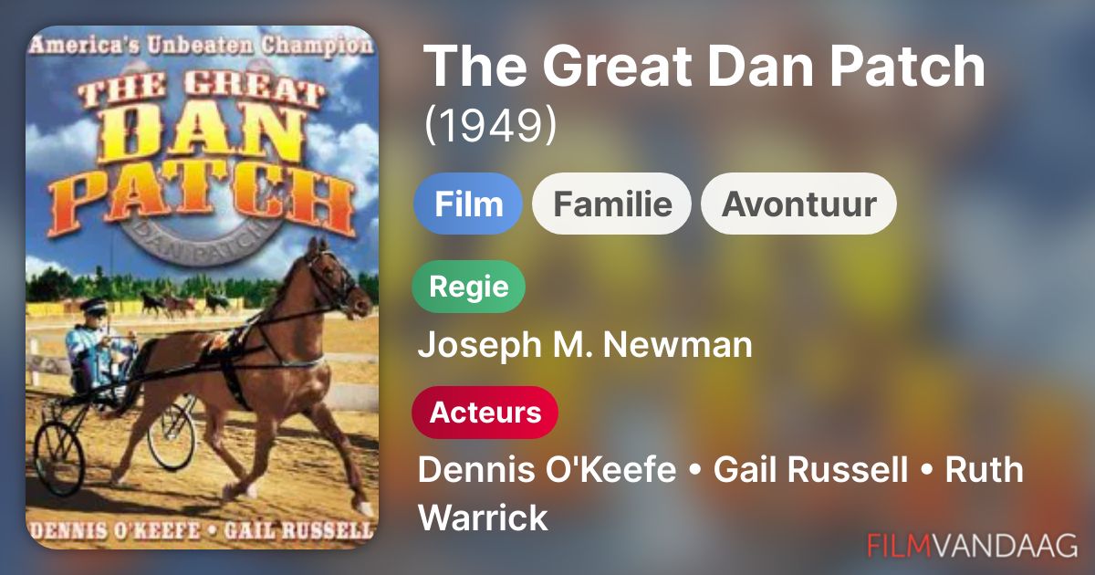 The Great Dan Patch (film, 1949) - FilmVandaag.nl