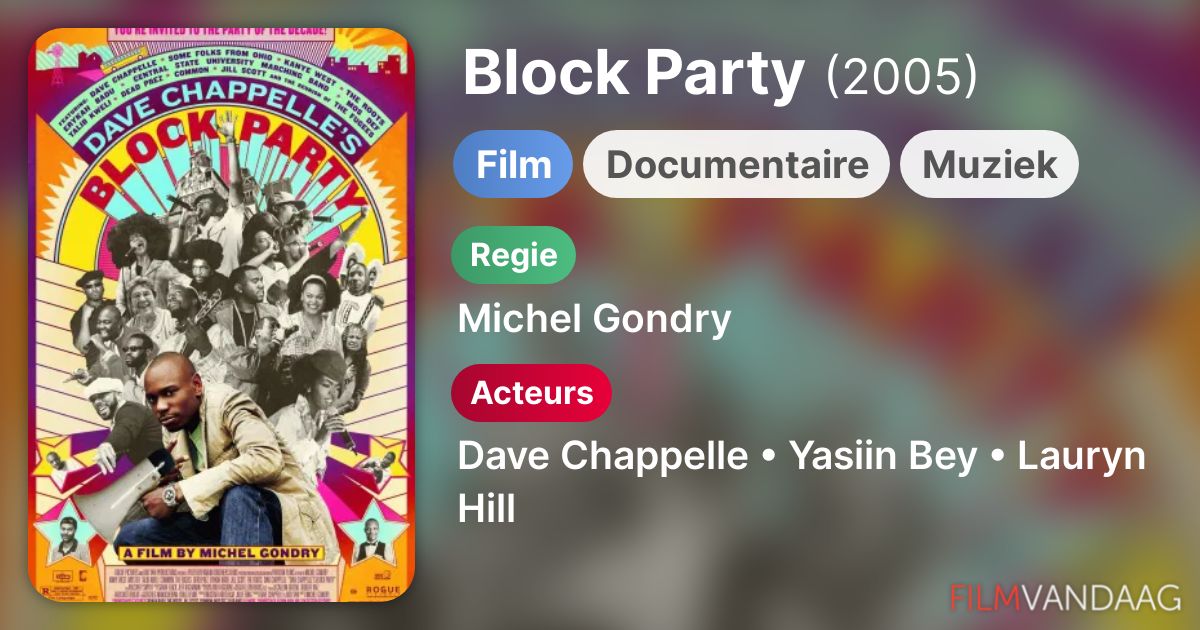Block Party (film, 2005) - FilmVandaag.nl