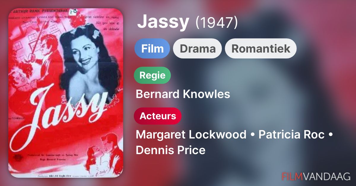 Jassy (film, 1947) - FilmVandaag.nl