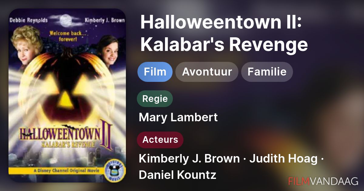 Halloweentown II: Kalabar's Revenge (film, 2001) Nu Online Kijken ...