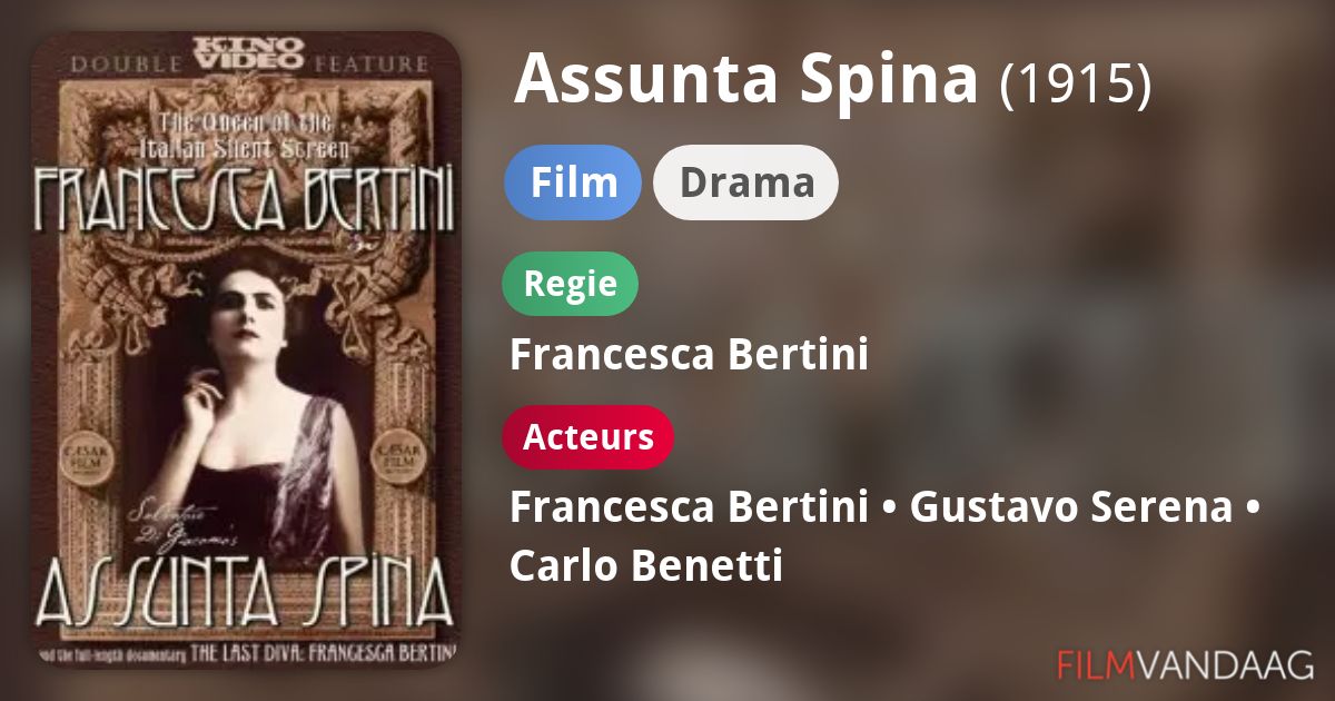 Assunta Spina (film, 1915) Nu Online Kijken - FilmVandaag.nl