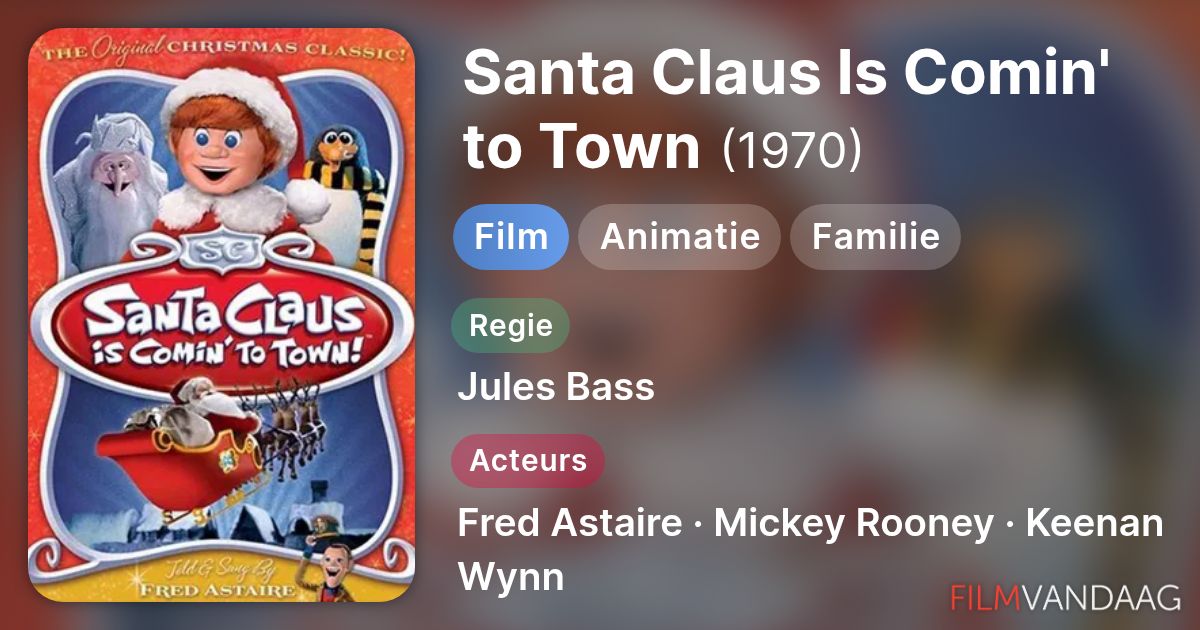 Santa Claus Is Comin' to Town (film, 1970) - FilmVandaag.nl