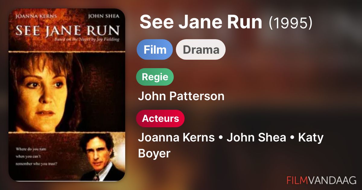 See Jane Run (film, 1995) - FilmVandaag.nl