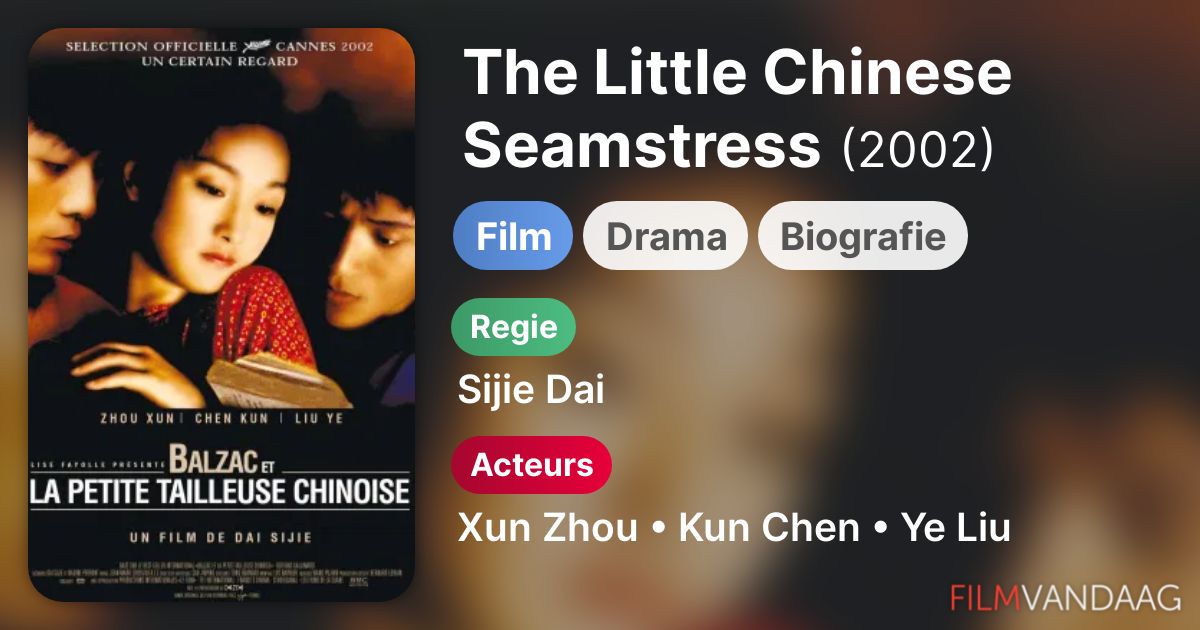 The Little Chinese Seamstress (film, 2002) - FilmVandaag.nl
