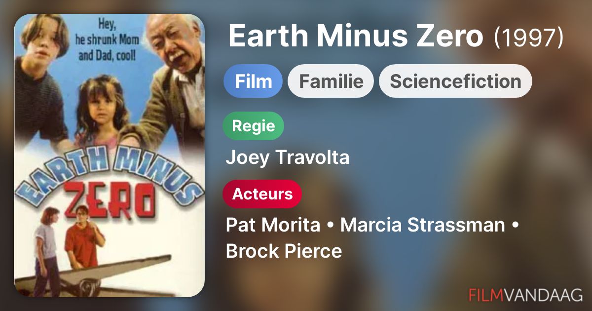 Earth Minus Zero (film, 1997) - FilmVandaag.nl