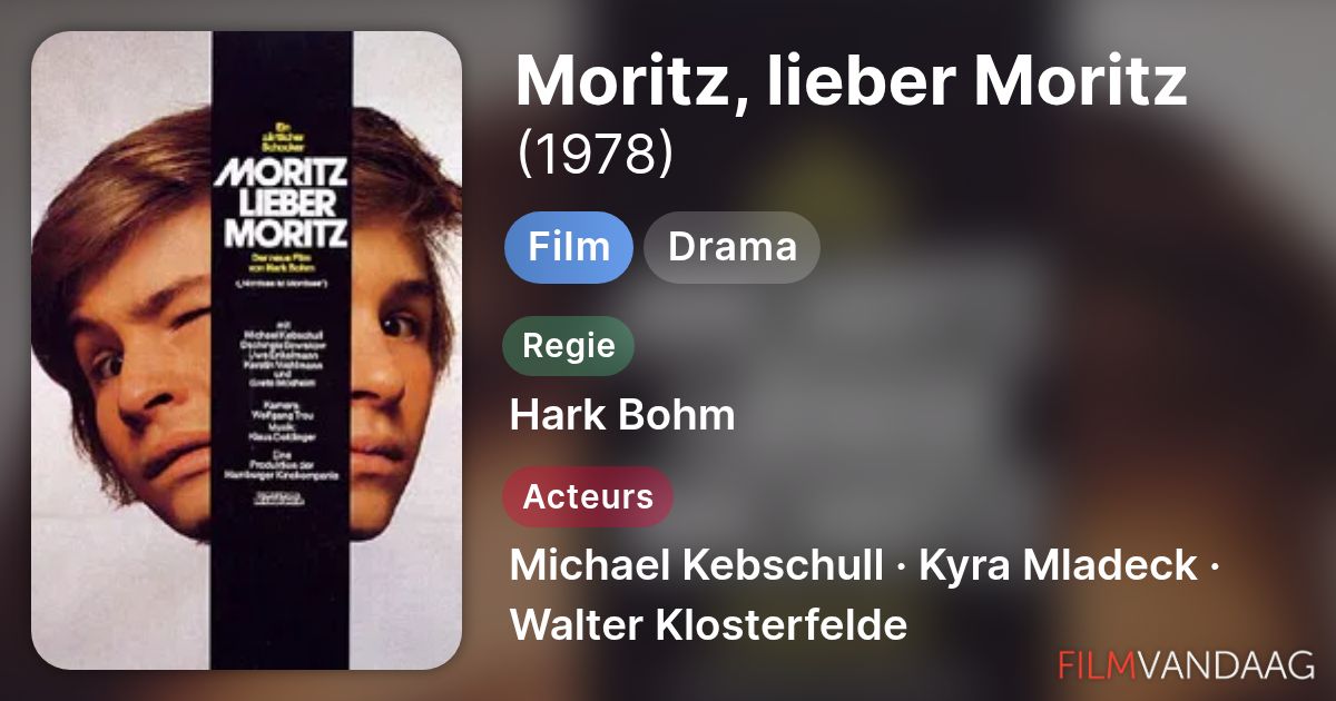 Moritz, lieber Moritz (film, 1978) - FilmVandaag.nl