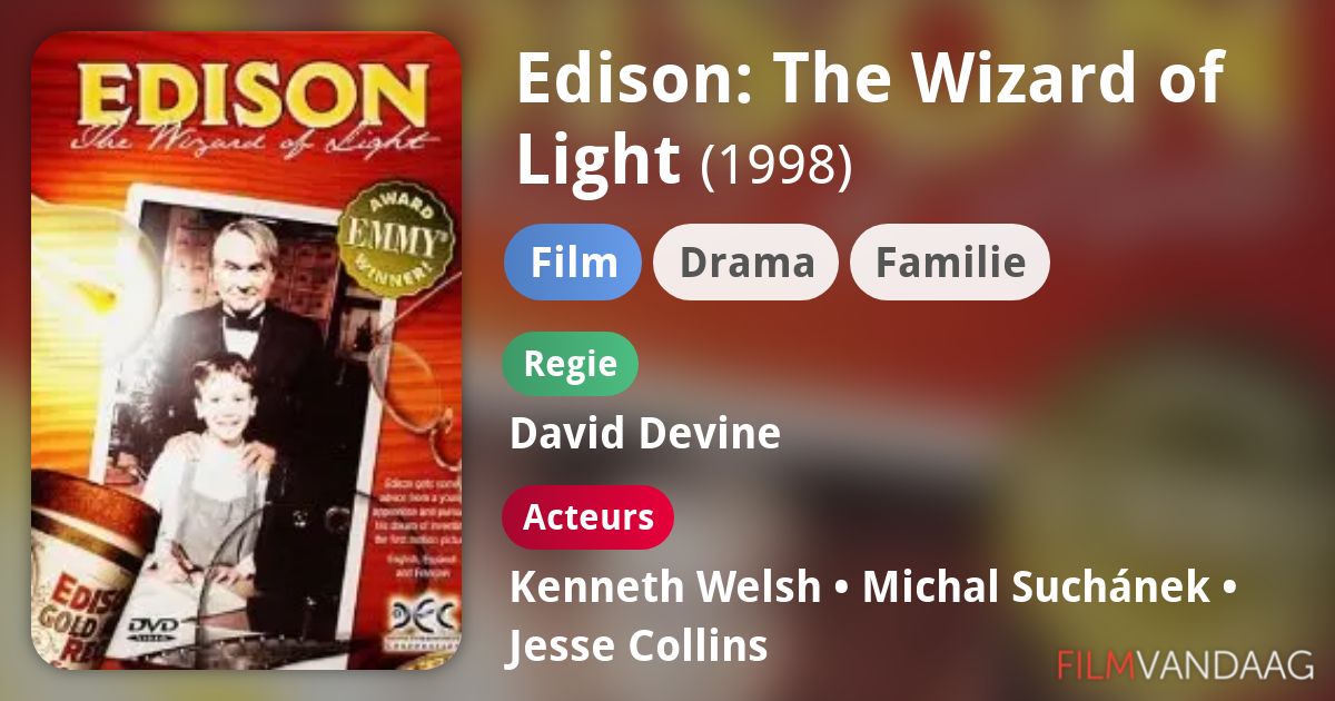 Edison: The Wizard of Light (film, 1998) - FilmVandaag.nl