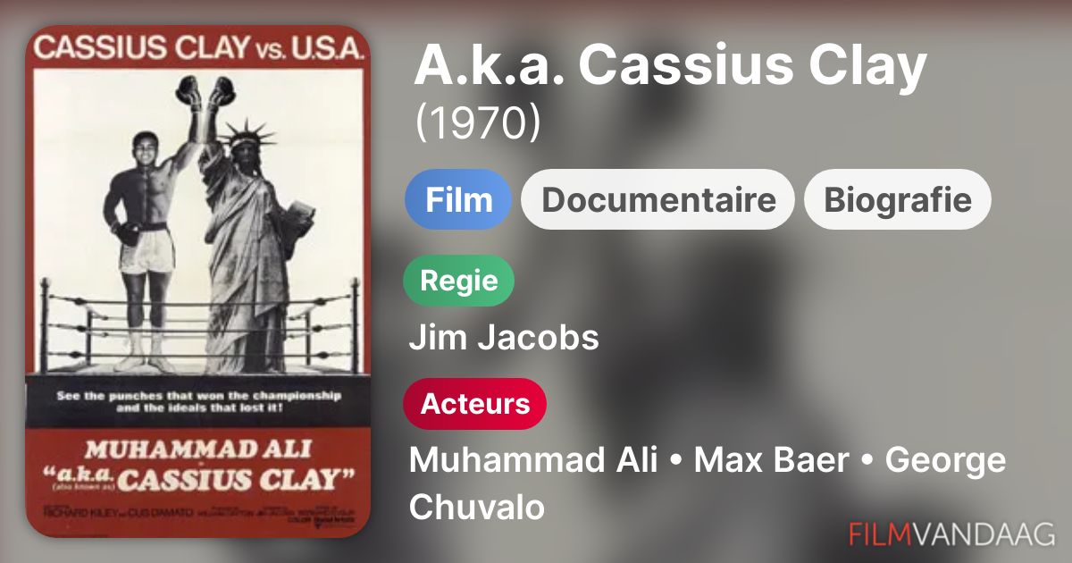 A.k.a. Cassius Clay (film, 1970) - FilmVandaag.nl