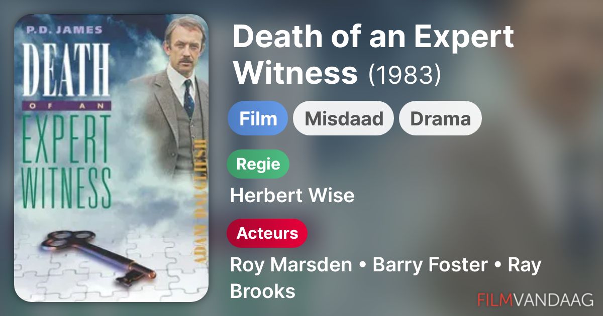 Death of an Expert Witness (film, 1983) - FilmVandaag.nl