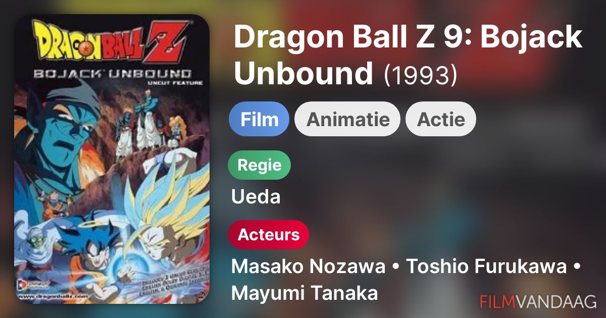 Dragon Ball Z 9: Bojack Unbound (film, 1993) - FilmVandaag.nl