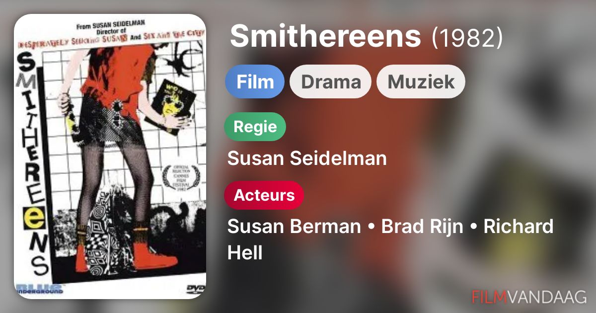 Smithereens (film, 1982) - FilmVandaag.nl
