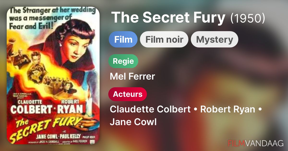 The Secret Fury (film, 1950) - FilmVandaag.nl