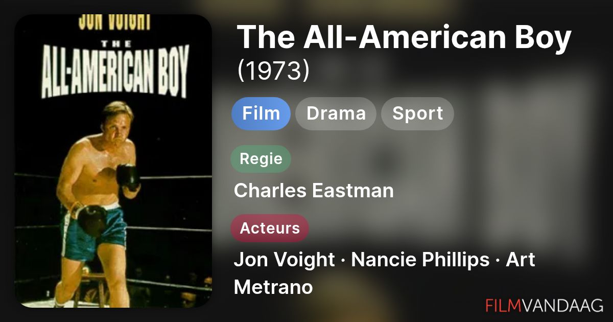 The All-American Boy (film, 1973) - FilmVandaag.nl