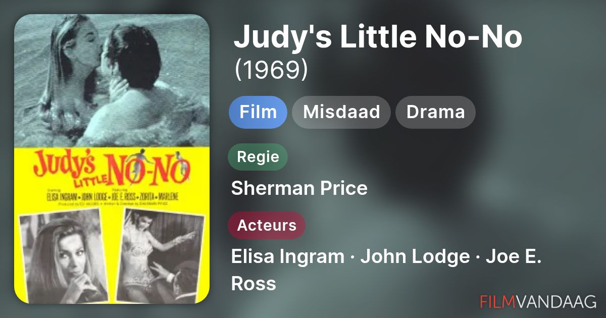 Judy's Little No-No (film, 1969) - FilmVandaag.nl