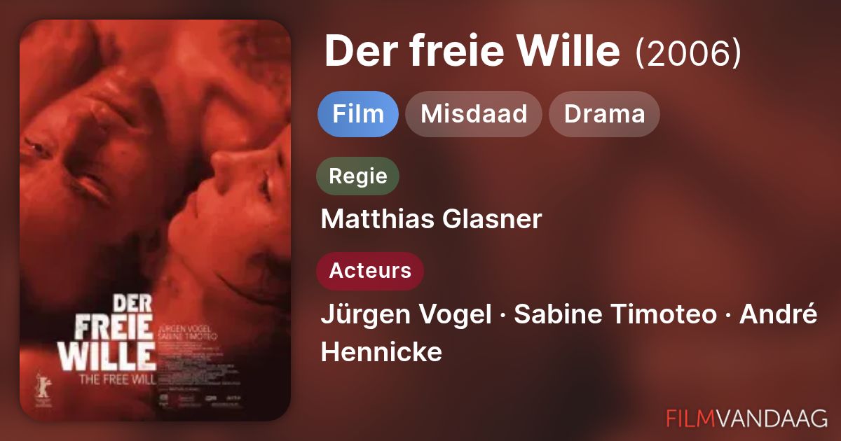 Der freie Wille (film, 2006) - FilmVandaag.nl
