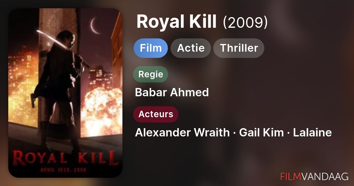 Royal Kill (film, 2009) - FilmVandaag.nl