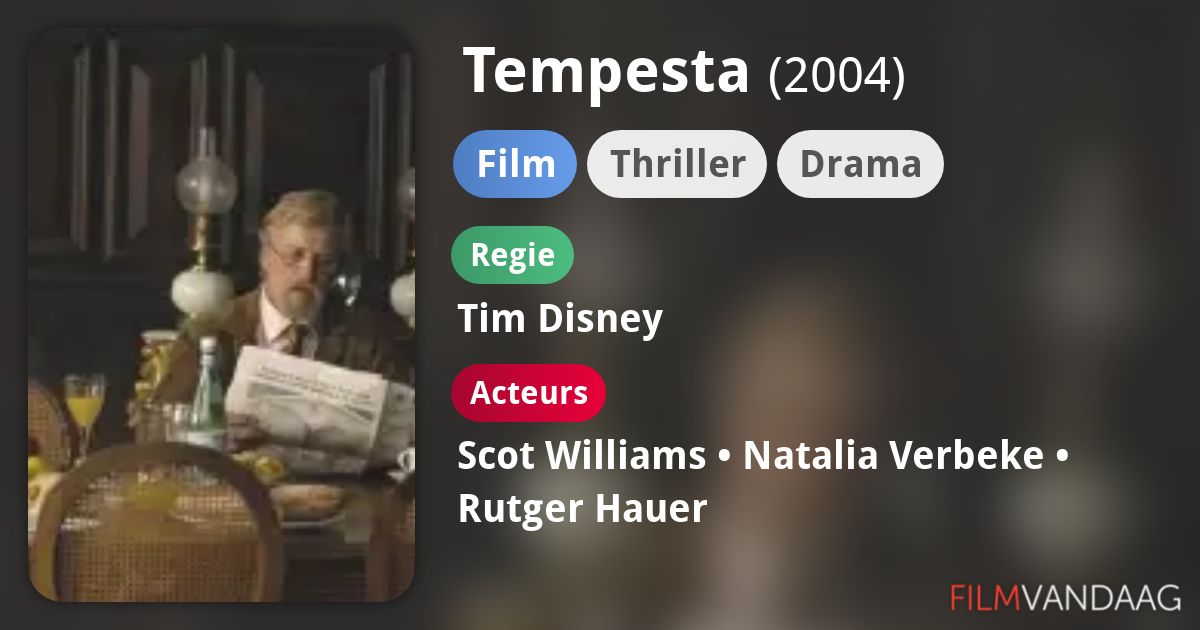 Tempesta (film, 2004) - FilmVandaag.nl