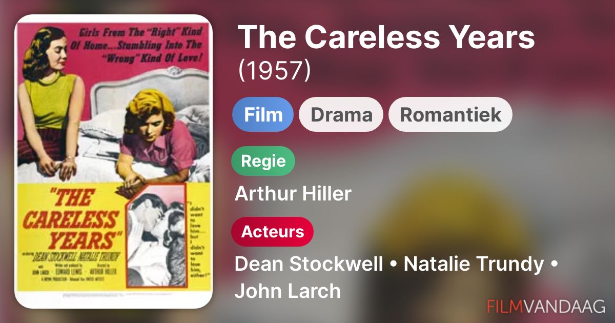The Careless Years (film, 1957) - FilmVandaag.nl