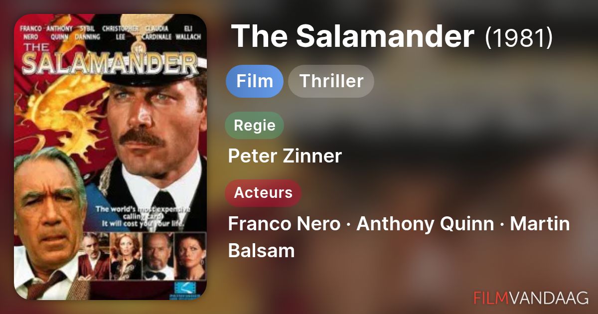 The Salamander (film, 1981) - FilmVandaag.nl
