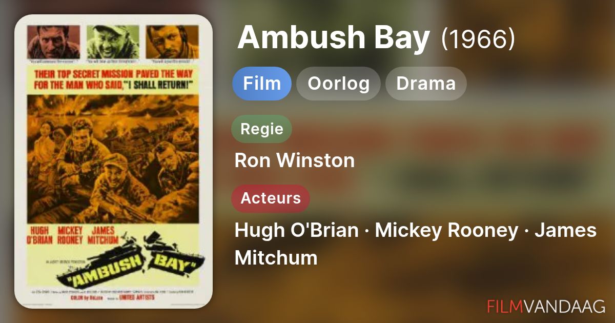 Ambush Bay (film, 1966) - FilmVandaag.nl