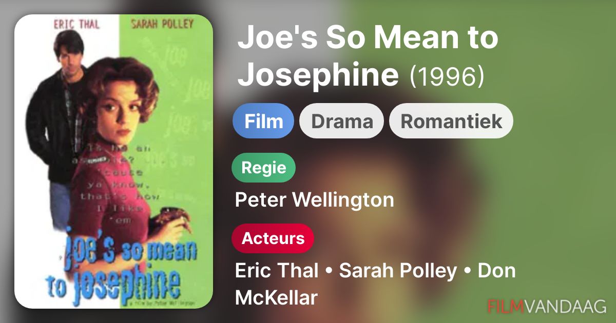 Joe's So Mean to Josephine (film, 1996) - FilmVandaag.nl