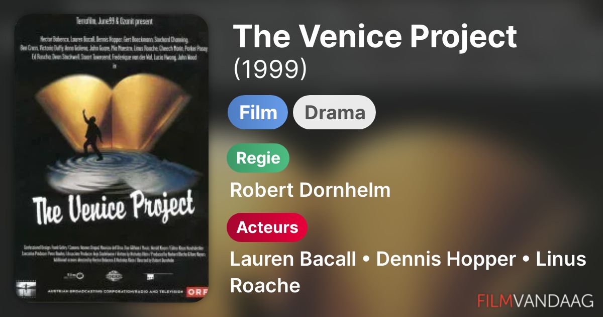 The Venice Project (film, 1999) - FilmVandaag.nl