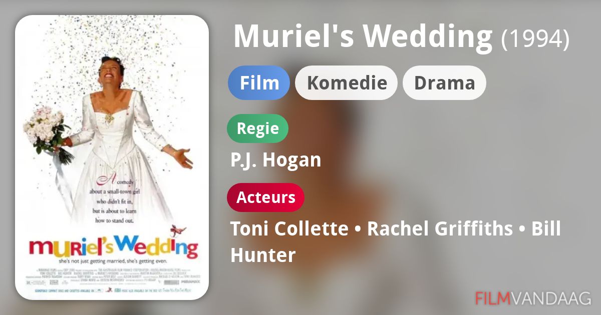 Muriel's Wedding (film, 1994) - FilmVandaag.nl