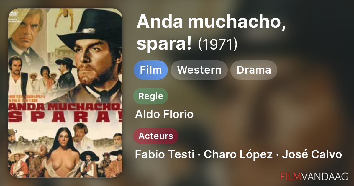 Anda muchacho, spara! (film, 1971) - FilmVandaag.nl