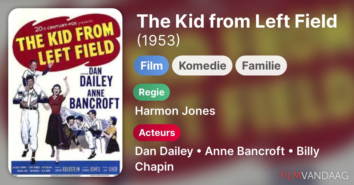 The Kid from Left Field (film, 1953) - FilmVandaag.nl