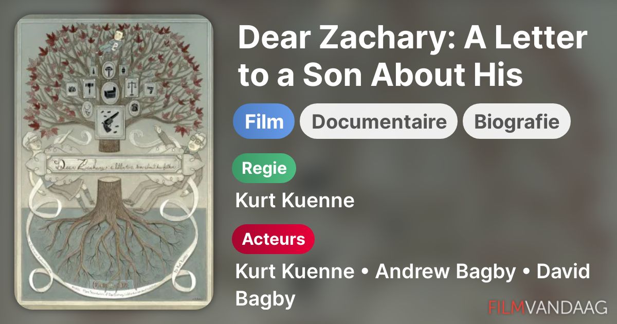 Dear Zachary: A Letter to a Son About His Father (film, 2008 ...