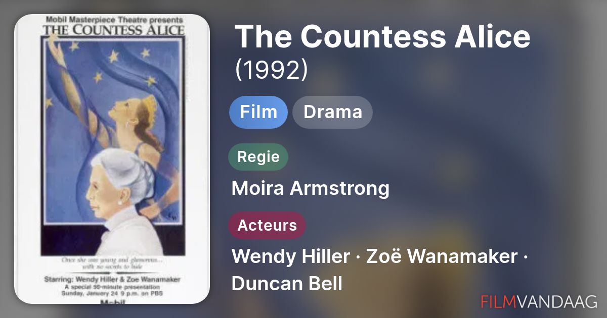 The Countess Alice (film, 1992) - FilmVandaag.nl