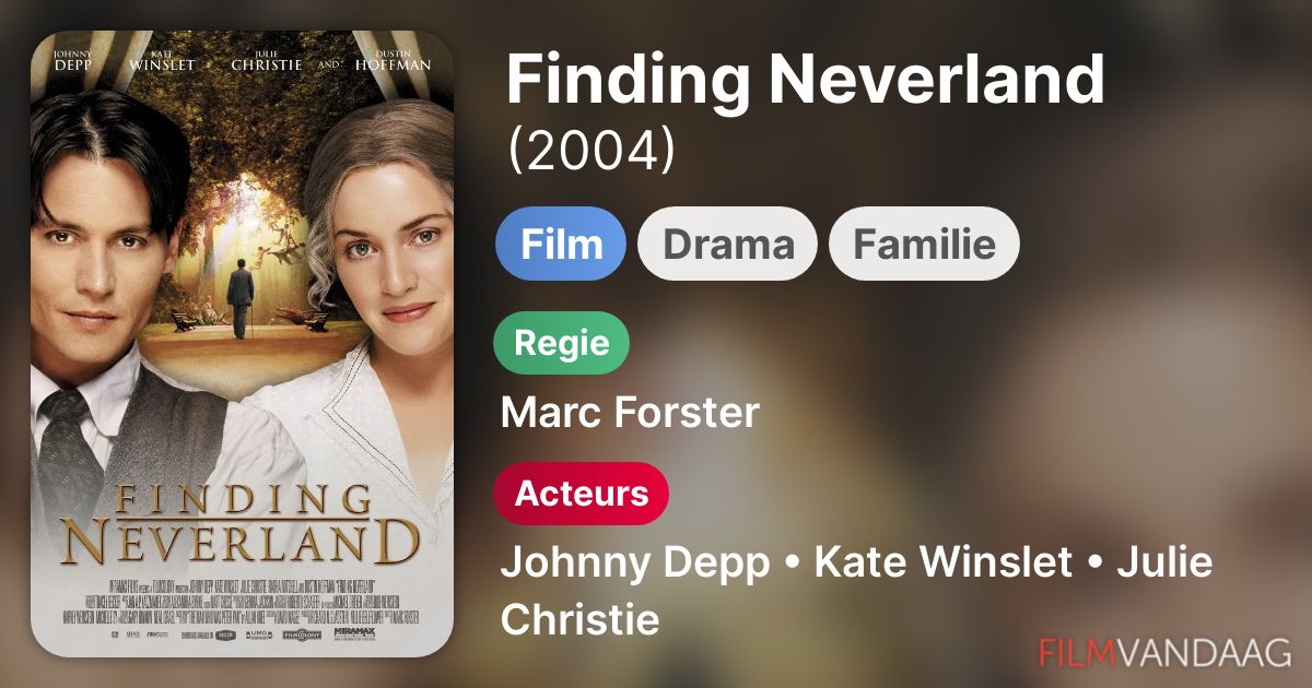 Finding Neverland (film, 2004) - FilmVandaag.nl