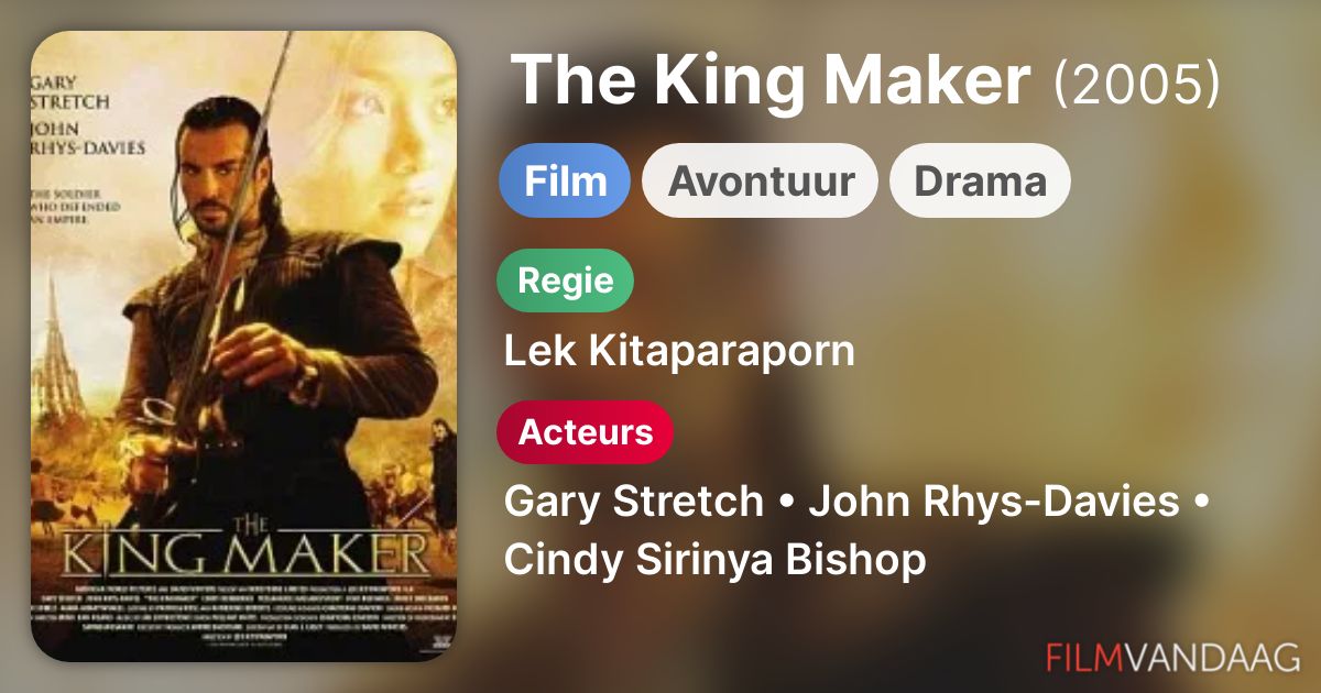 The King Maker (film, 2005) - FilmVandaag.nl