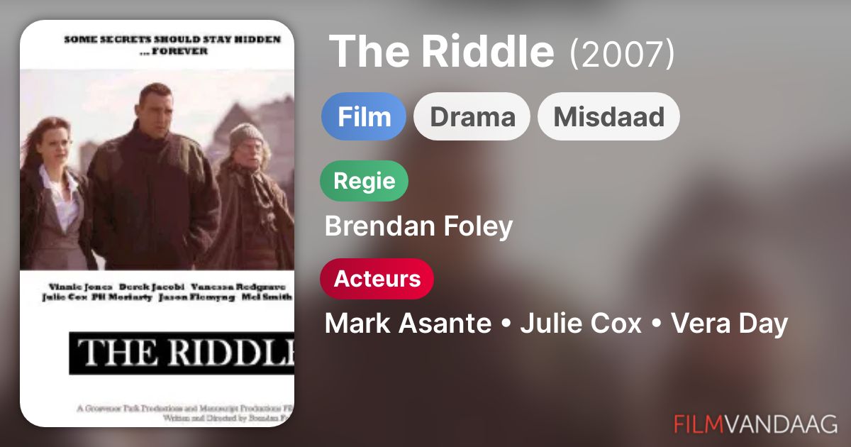 The Riddle (film, 2007) - FilmVandaag.nl