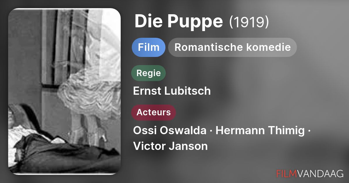 Die Puppe (film, 1919) - FilmVandaag.nl