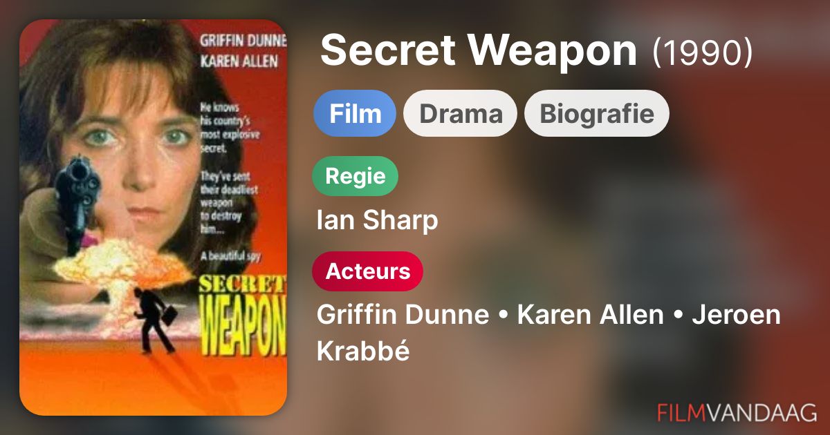 Secret Weapon (film, 1990) - FilmVandaag.nl