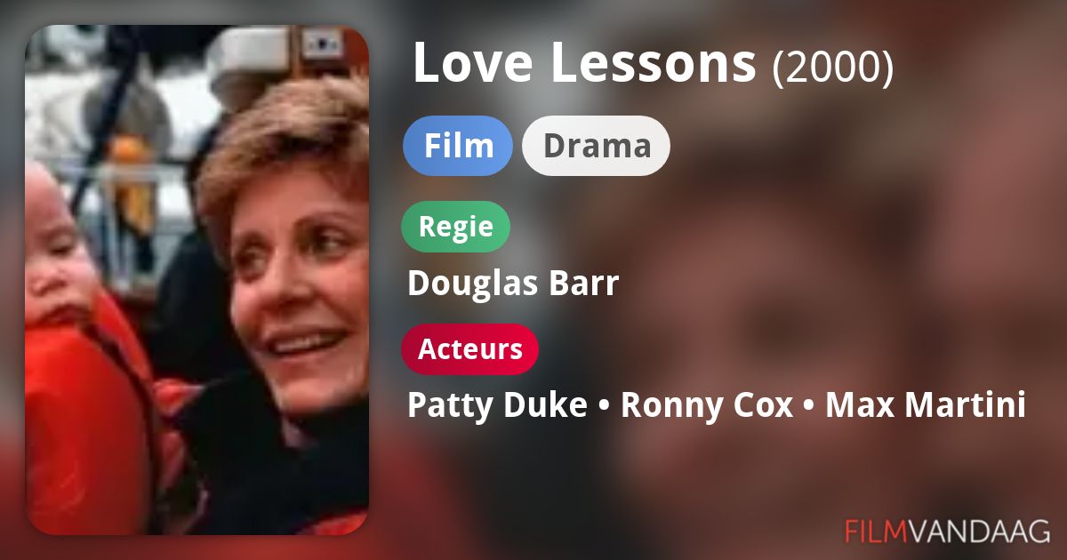 Love Lessons (film, 2000) - FilmVandaag.nl