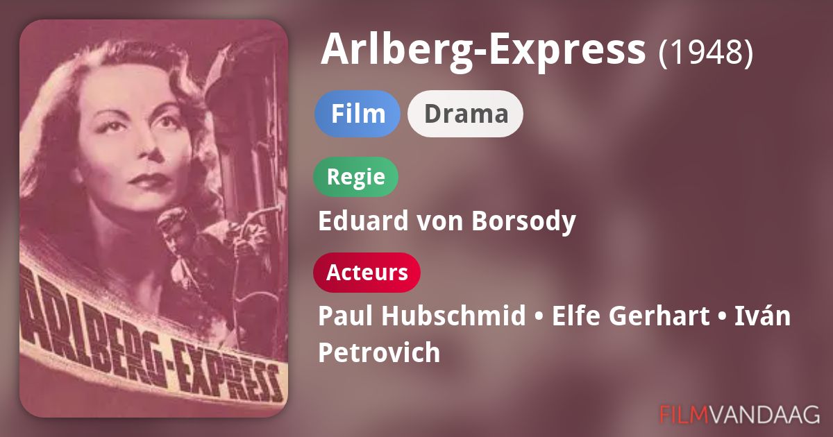 Arlberg-Express (film, 1948) - FilmVandaag.nl