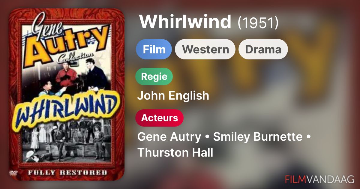 Whirlwind (film, 1951) - FilmVandaag.nl