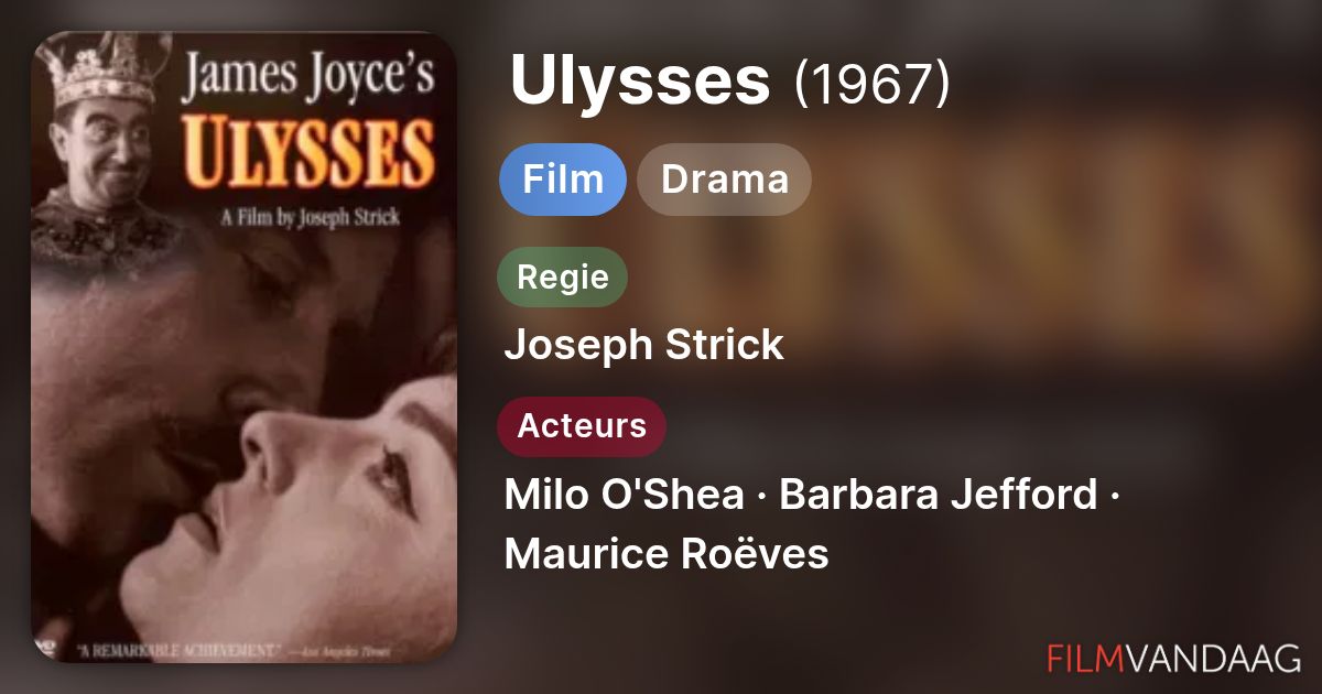 Ulysses (film, 1967) - FilmVandaag.nl