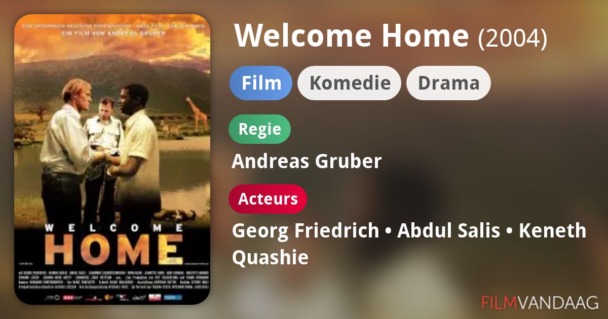 Welcome Home (film, 2004) - FilmVandaag.nl