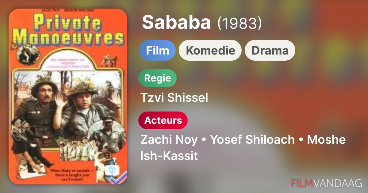 Sababa (film, 1983) - FilmVandaag.nl