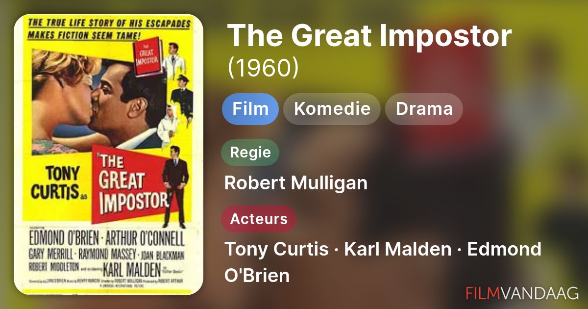 The Great Impostor (film, 1960) - FilmVandaag.nl