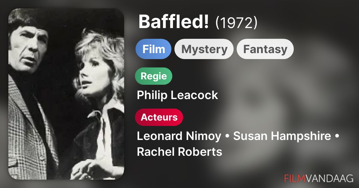 Baffled! (film, 1973) - FilmVandaag.nl