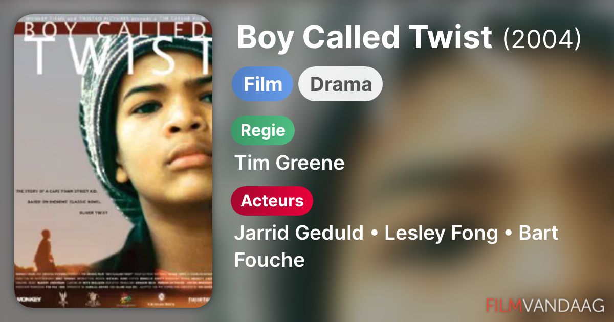 Boy Called Twist (film, 2004) - FilmVandaag.nl