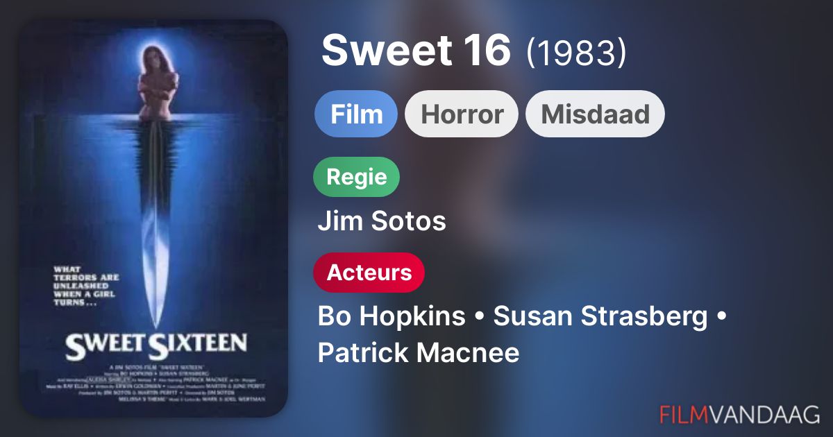 Sweet 16 (film, 1983) - FilmVandaag.nl