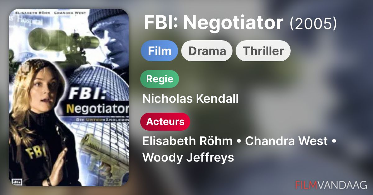 FBI: Negotiator (film, 2005) - FilmVandaag.nl