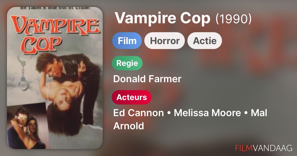 Vampire Cop (film, 1990) - FilmVandaag.nl