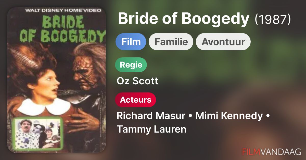 Bride of Boogedy (film, 1987) kopen op dvd of blu-ray - FilmVandaag.nl